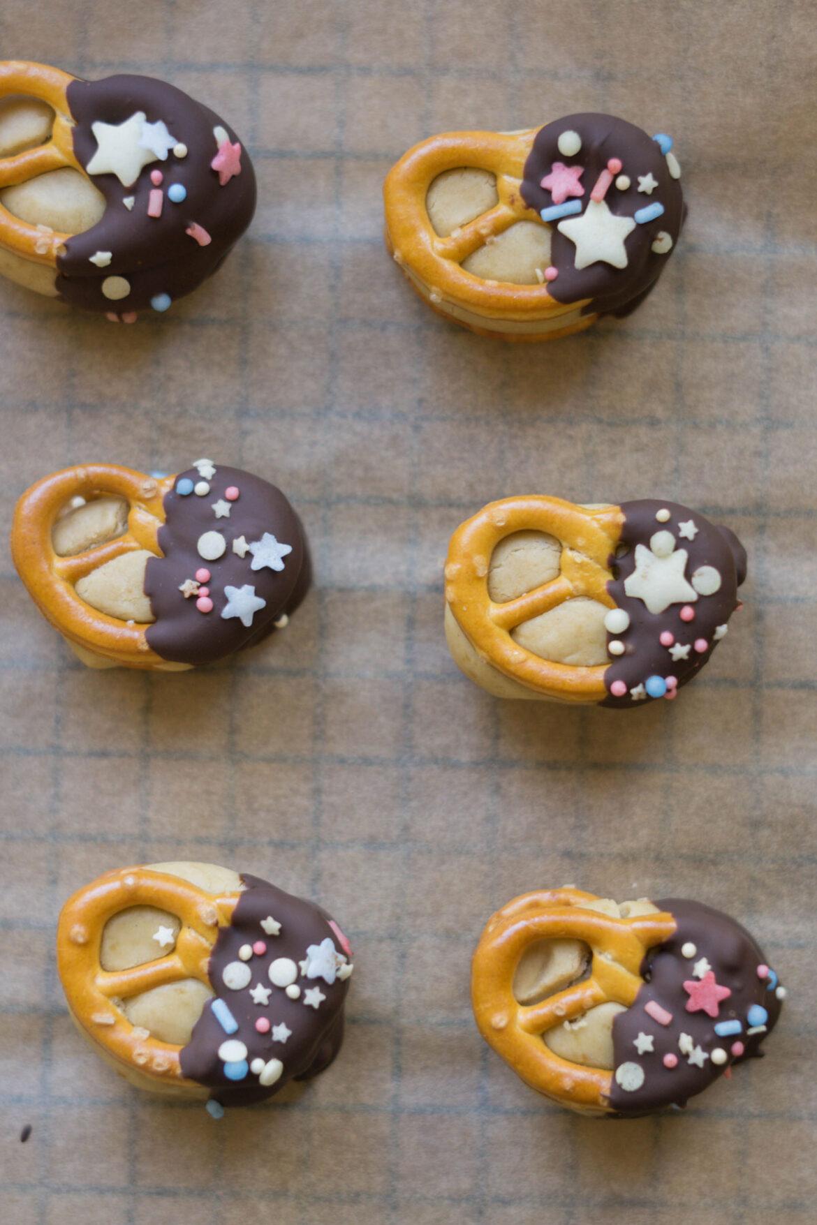 Brezel-Cookie-Bites / Brezelhappen mit Keksteig » Caros Küche